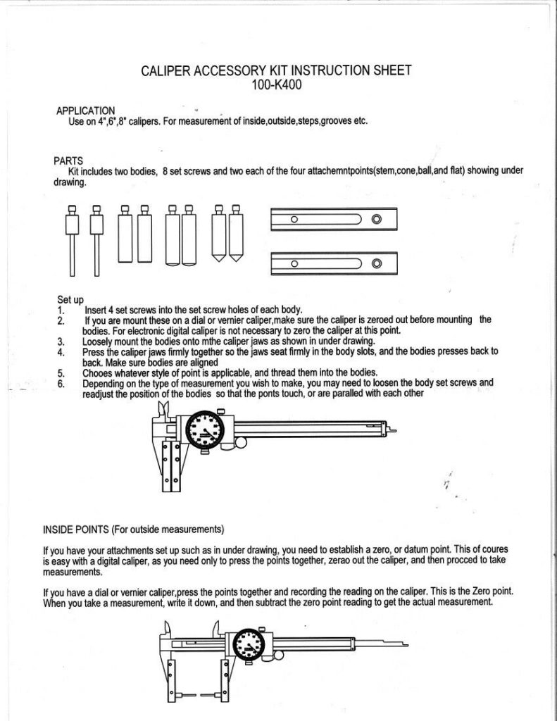 Caliper Extension Accessory Kit - Ideaengineering.us
